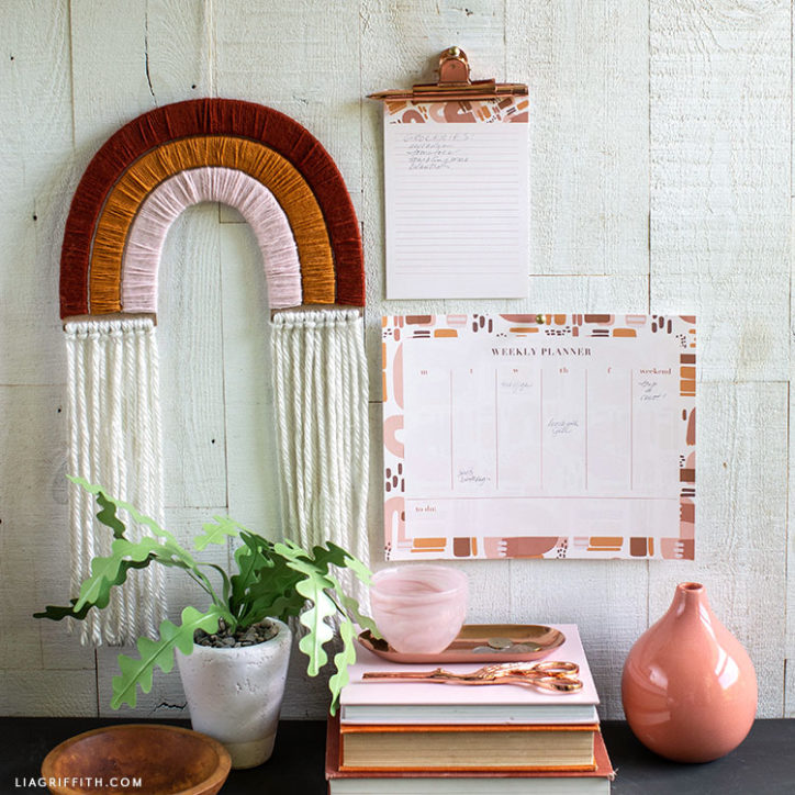 Printable Weekly Planner and Notepad - Lia Griffith