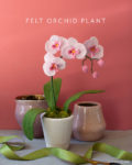 Learn How to Craft Your Own Felt Orchid Plant - Lia Griffith