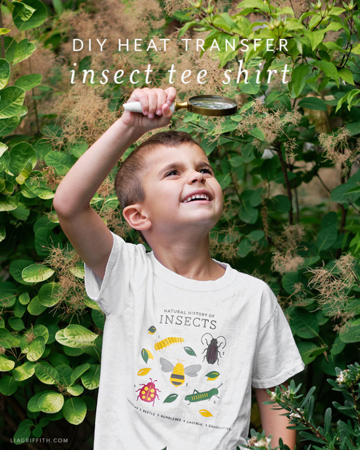 Craft This Cute Insect Shirt With Our Heat Transfer Iron-On - Lia Griffith