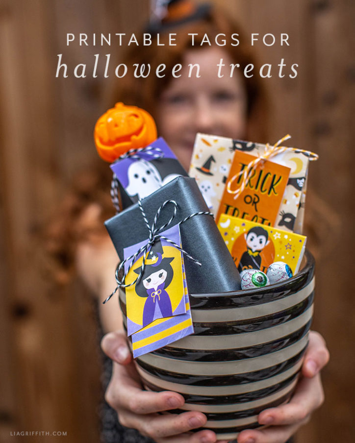 Printable Tags for Halloween Treats & Gifts - Lia Griffith