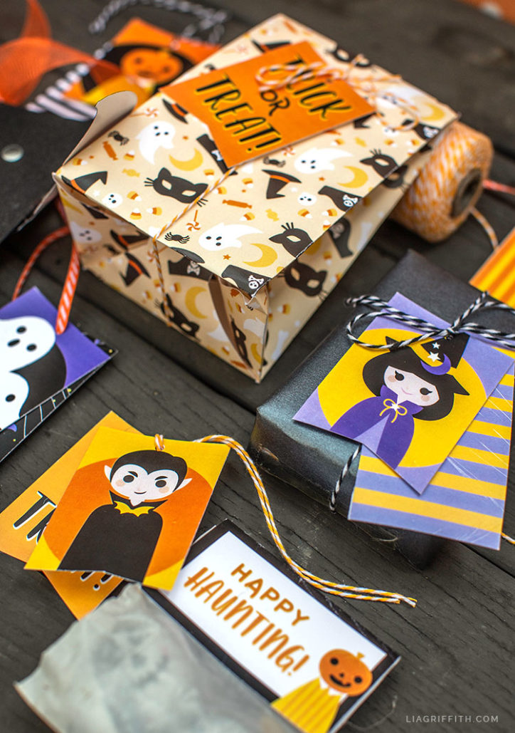 Printable Tags for Halloween Treats & Gifts - Lia Griffith