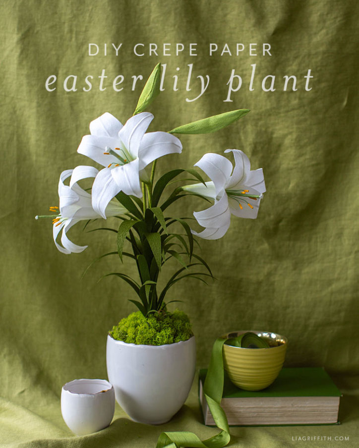VIDEO: Crepe Paper Easter Lily - Lia Griffith
