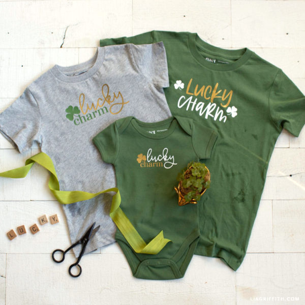 St. Patrick's Day Crafts: Lucky Charm Iron-On - Lia Griffith
