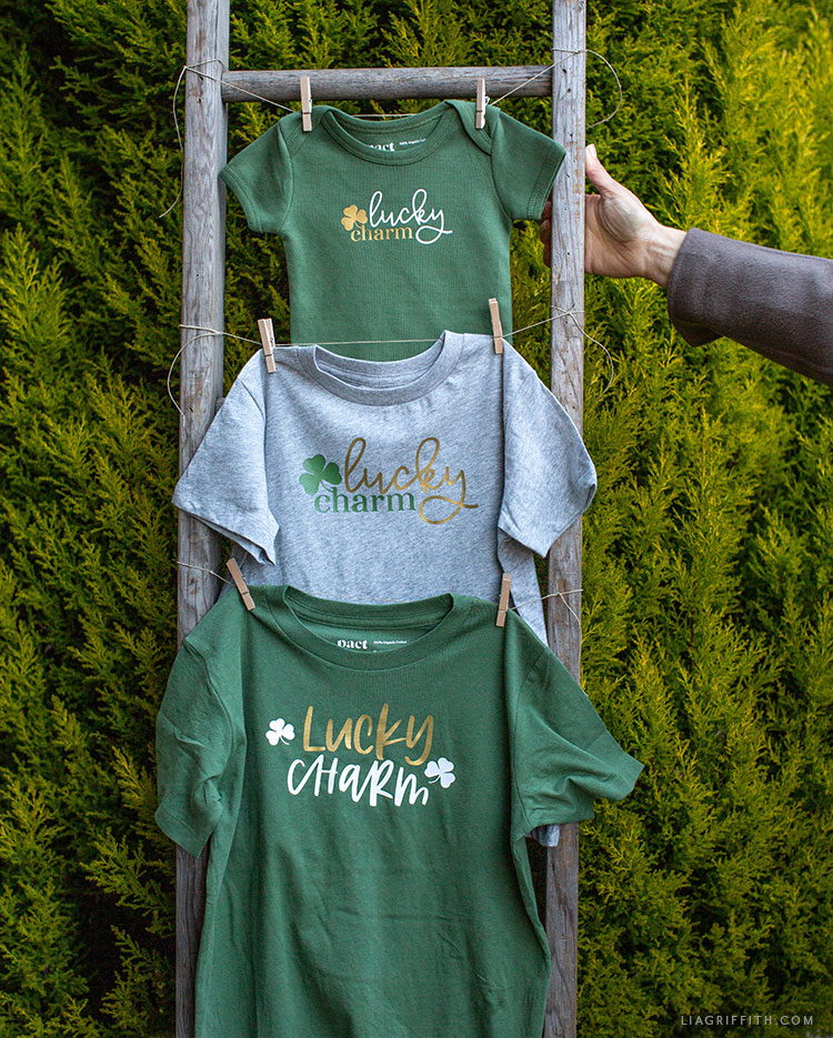 St. Patrick's Day Crafts: Lucky Charm Iron-On - Lia Griffith