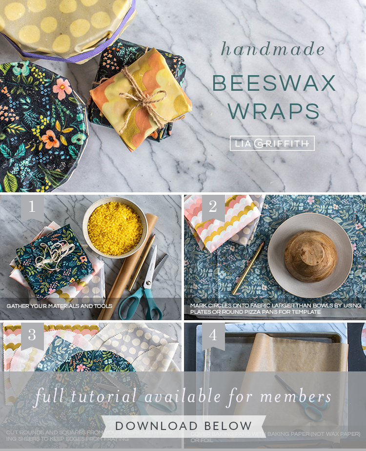 DIY Beeswax Wrap to Help You Reduce Plastic Use - Lia Griffith