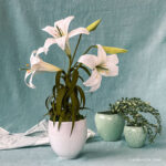 Crepe Paper Easter Lily Video Workshop - Lia Griffith