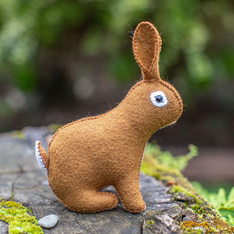 How to Make Your Own Felt Rabbit Stuffie - Lia Griffith