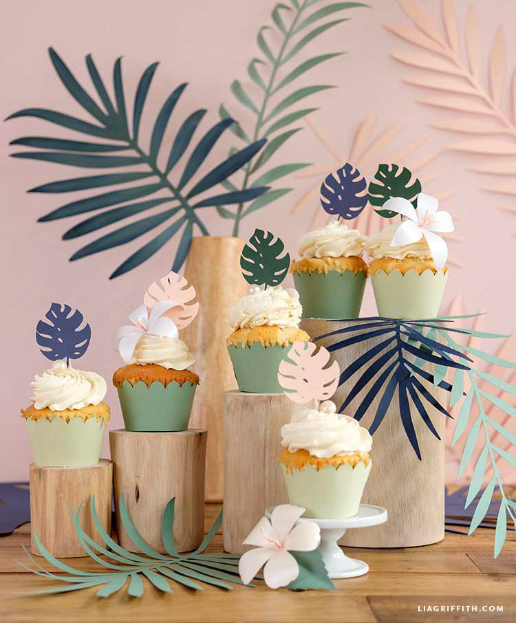 DIY Tropical Party Decorations - Lia Griffith