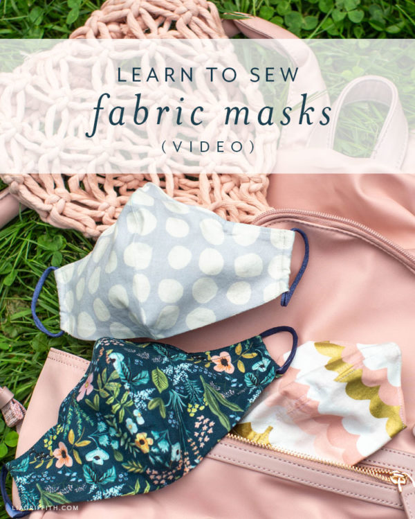 DIY Styled Face Masks: Free Pattern & Tutorial - Lia Griffith