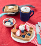 Make Your Own Felt Waffles & Toppings - Lia Griffith