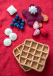 Make Your Own Felt Waffles & Toppings - Lia Griffith