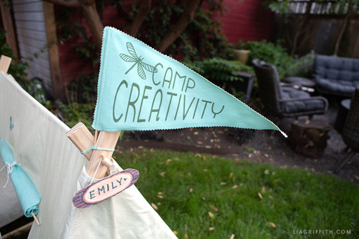 How to Make a Kid's Play Tent - Lia Griffith