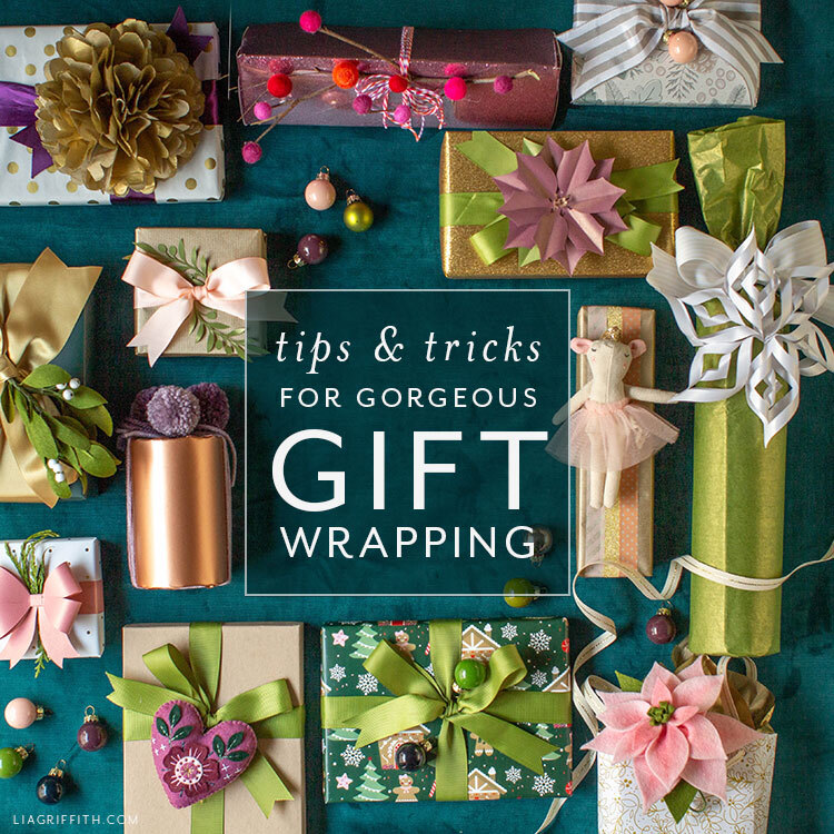 Three Step to Gorgeous Gift Wrapping - Lia Griffith