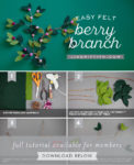 Felt Berry Branches - Lia Griffith