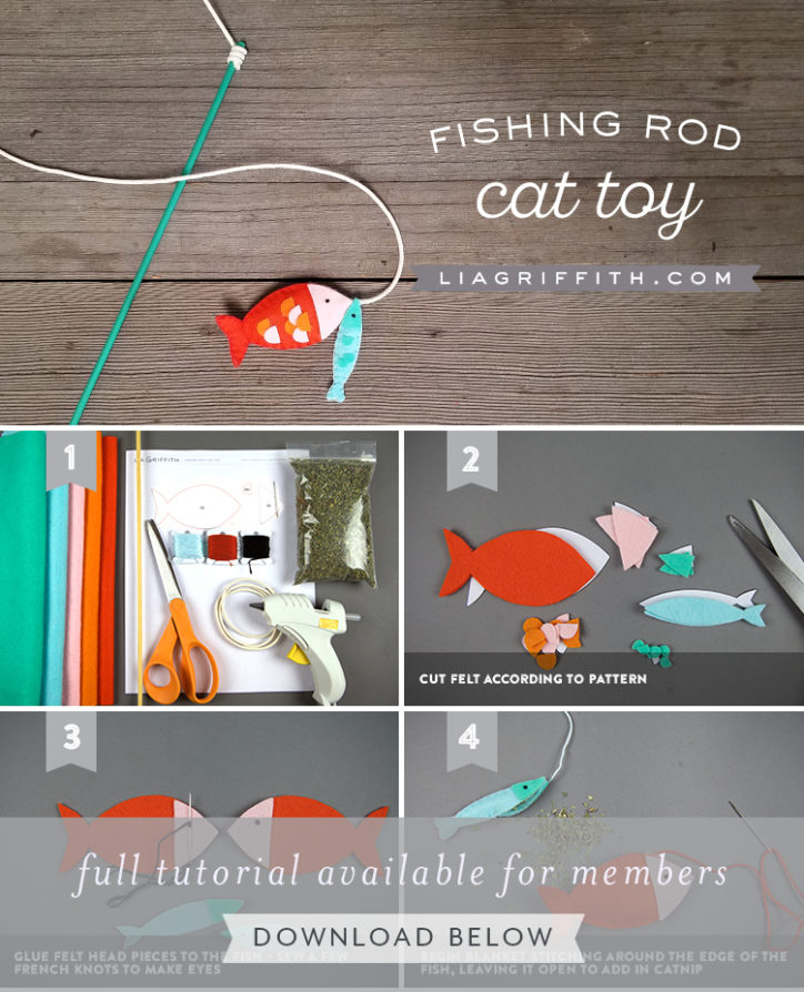 Make a DIY Fishing Pole Cat Toy in 8 Easy Steps