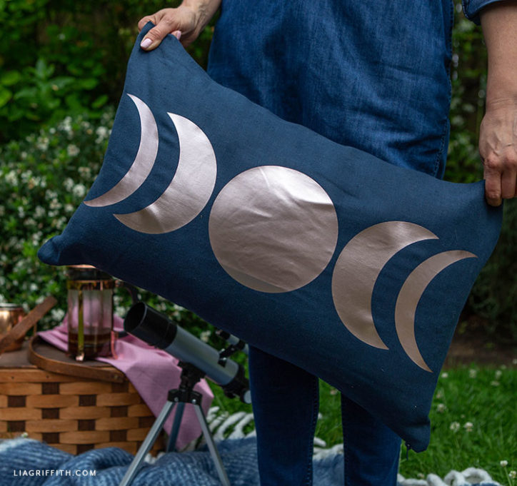 Make Your Own Moon Phases Pillow - Lia Griffith