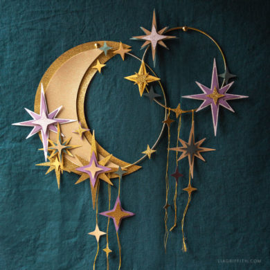 Frosted Paper Celestial Wall Art - Lia Griffith