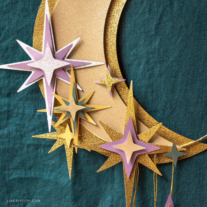 Frosted Paper Celestial Wall Art - Lia Griffith