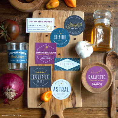 Free BBQ Sauce Labels You Can Customize - Lia Griffith