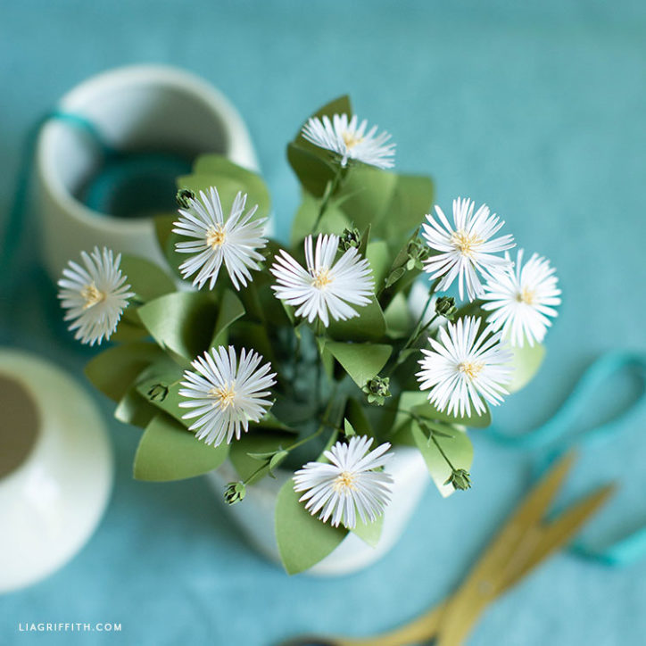 Frosted Paper Asters Flower Pattern & Tutorial - Lia Griffith