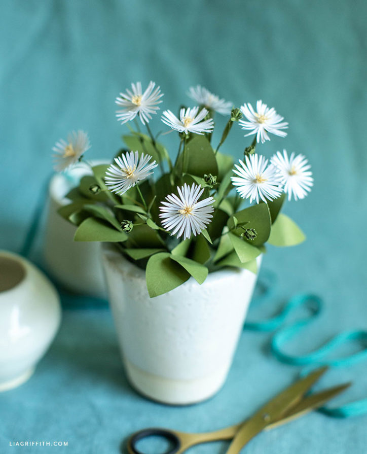 Frosted Paper Asters Flower Pattern & Tutorial - Lia Griffith