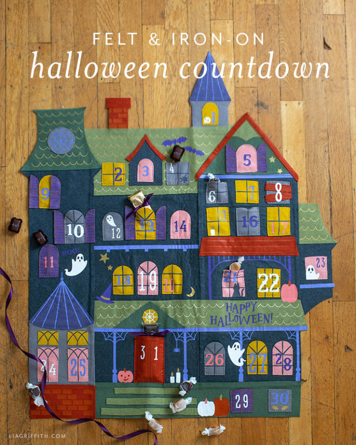 DIY Halloween Countdown Pattern & Tutorial - Lia Griffith