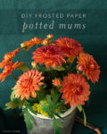 Video Tutorial: How to Make Frosted Paper Mums - Lia Griffith