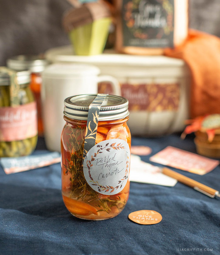 Thanksgiving Labels for Leftovers & Fall Treats - Lia Griffith