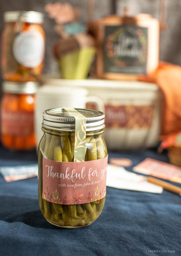 Thanksgiving Labels for Leftovers & Fall Treats - Lia Griffith