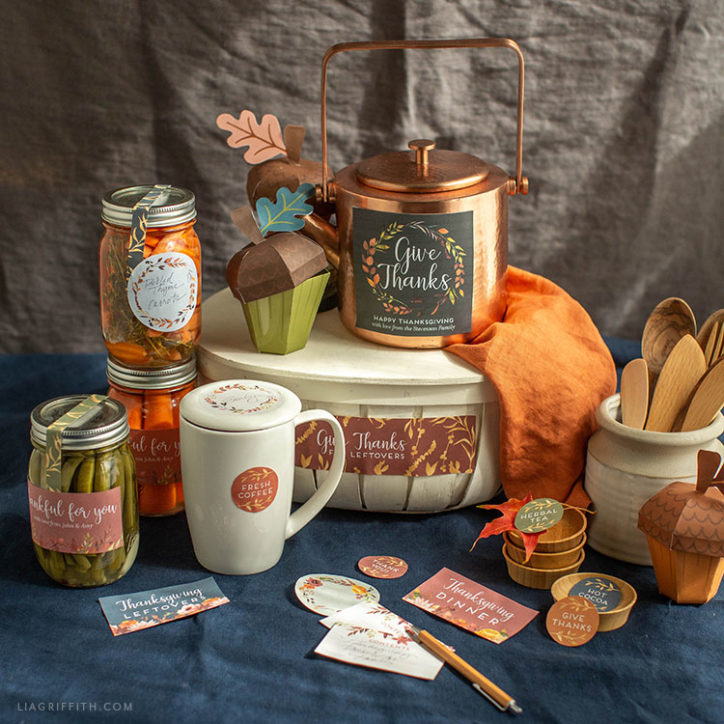 Thanksgiving Labels for Leftovers & Fall Treats - Lia Griffith