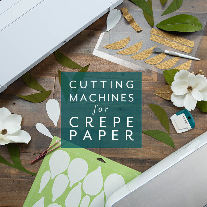 How to Cut Crepe Paper with a Cutting Machine - Lia Griffith