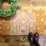 Video Tutorial: DIY Gingerbread House Doormat - Lia Griffith