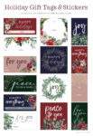 Printable Holiday Labels - Lia Griffith