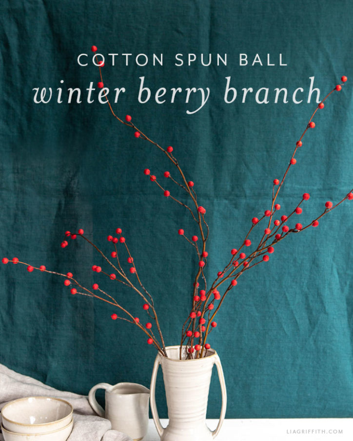 Video Tutorial: How to Make Holly Berry Branches - Lia Griffith