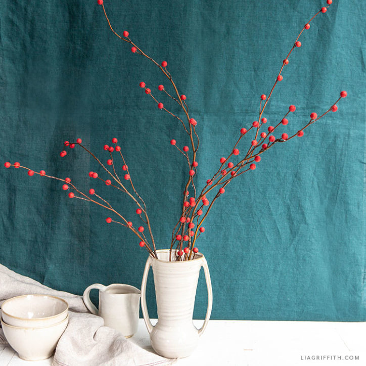 Video Tutorial: How to Make Holly Berry Branches - Lia Griffith