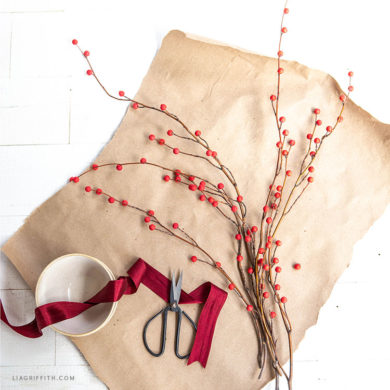 Video Tutorial: How to Make Holly Berry Branches - Lia Griffith