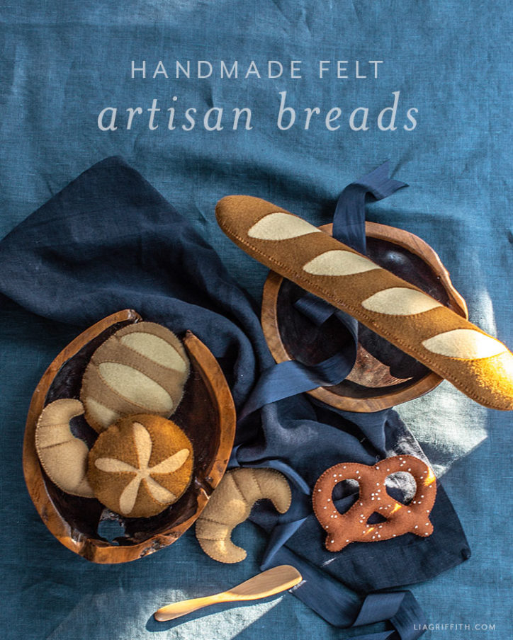 Felt Artisan Breads DIY Pattern & Tutorial - Lia Griffith