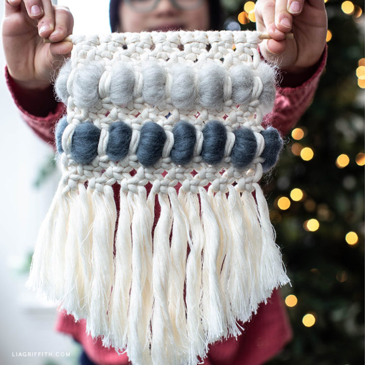 Kid's Macrame Project: Learn How to Make a Wall Hanging! - Lia Griffith