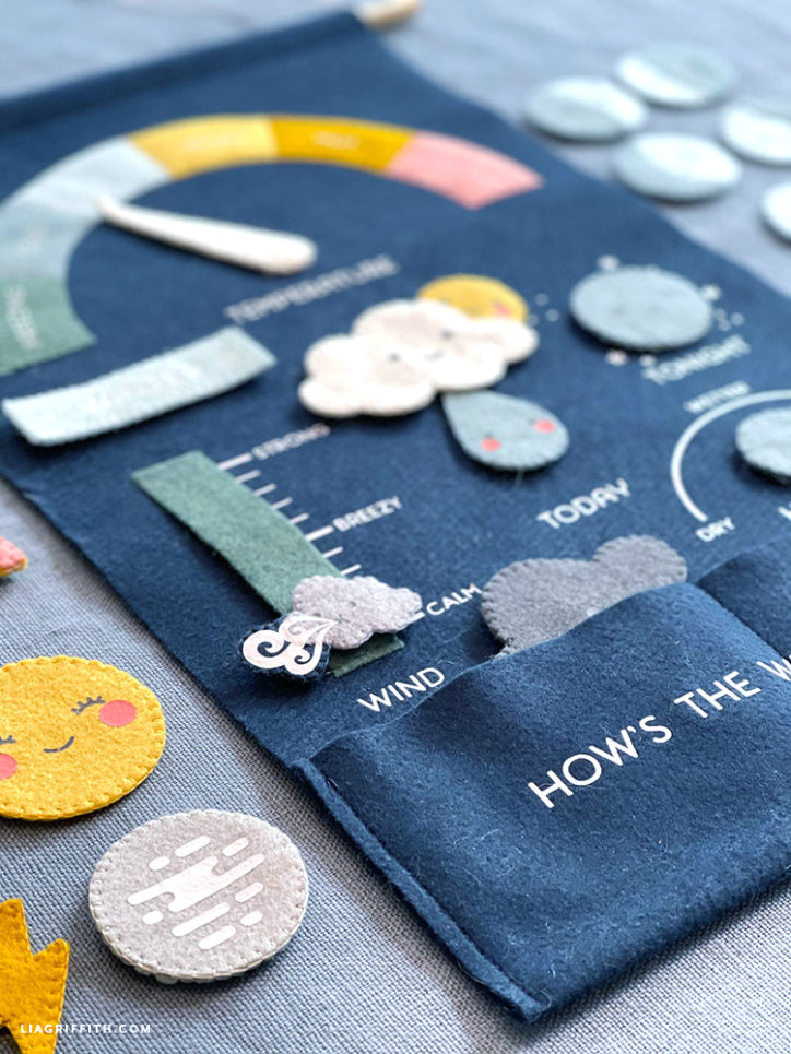 Felt Weather Chart for Kids - Lia Griffith
