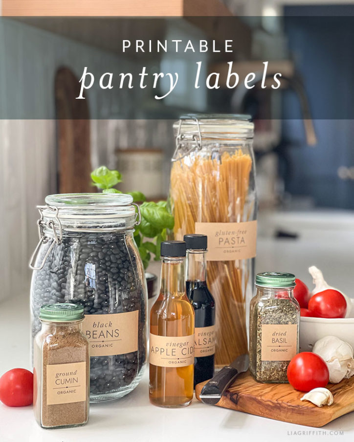 Free Printable Pantry Labels for Your Kitchen - Lia Griffith