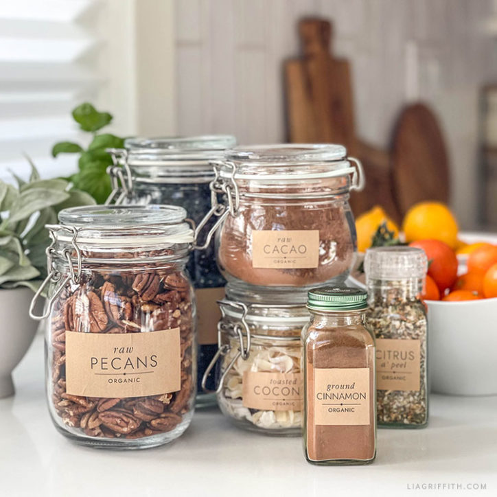 Free Printable Pantry Labels for Your Kitchen - Lia Griffith