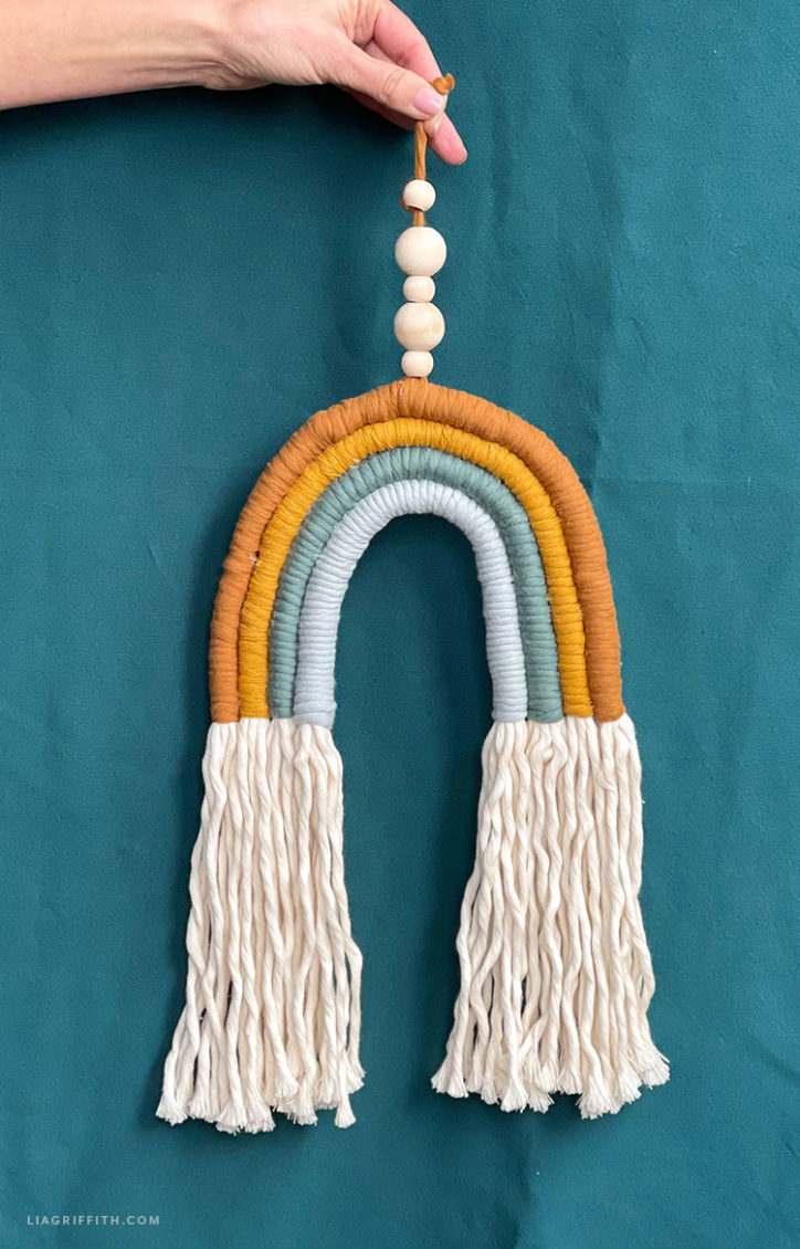 Video Tutorial: DIY Rainbow Wall Hanging - Lia Griffith