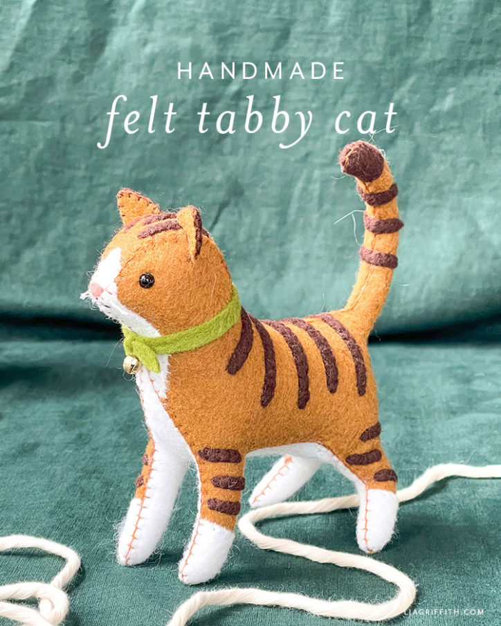 Felt Cat Pattern & Tutorial - Lia Griffith