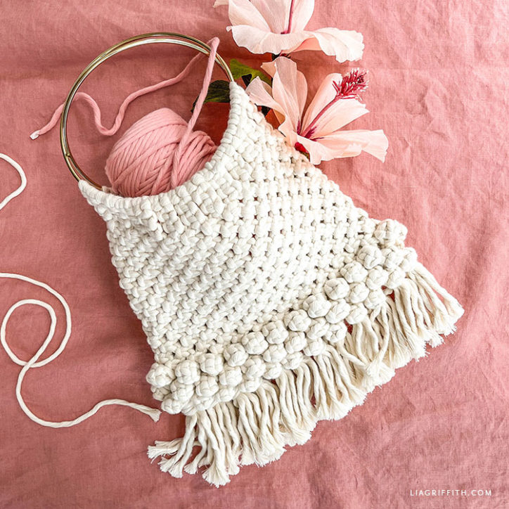 DIY Macrame Handbag Tutorial - Lia Griffith