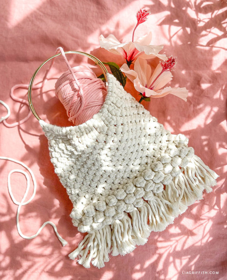 DIY Macrame Handbag Tutorial - Lia Griffith