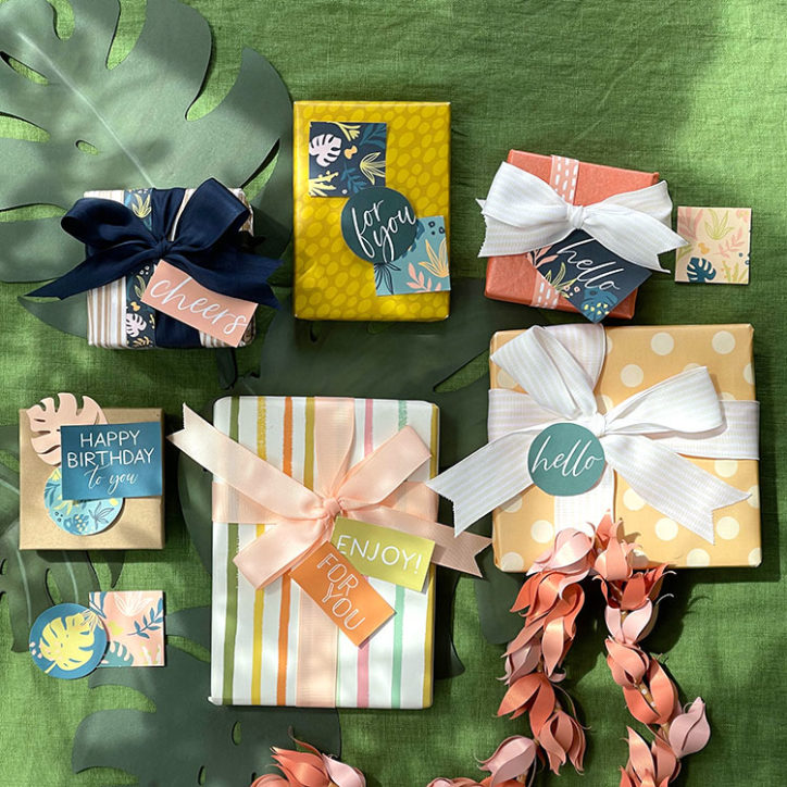 Free Printable: Tropical Labels & Gift Tags - Lia Griffith