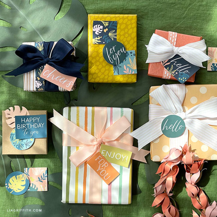 Free Printable: Tropical Labels & Gift Tags - Lia Griffith