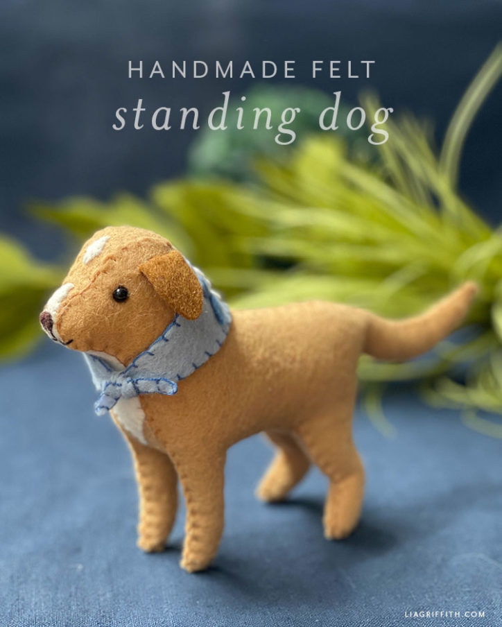 Felt Dog Template & Step-by-Step Tutorial - Lia Griffith