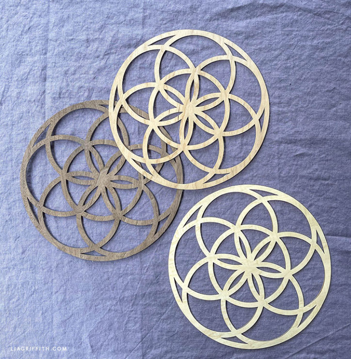 Seed of Life Wall Art DIY Tutorial - Lia Griffith