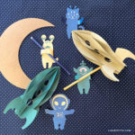 Papercut Alien Candy Huggers for Kids - Lia Griffith
